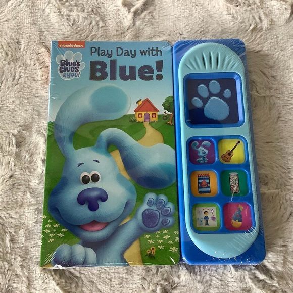 Blues Clues | Toys | Blues Clues Playday With Blue Interactive Book ...